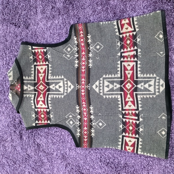 Pendleton | Jackets & Coats | Pendleton Blanket Vest Native American ...